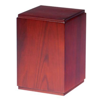 Birch Wood Vertical Cube Urn | SouthCare Cremation & Funeral Society